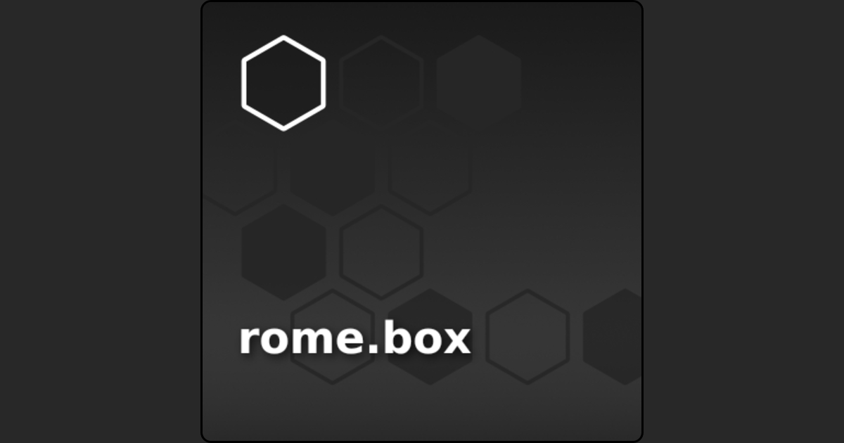 rome.box - Profile | .box